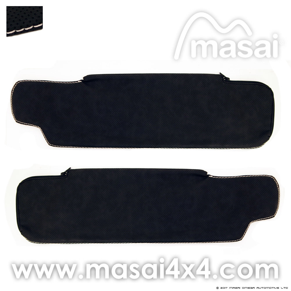 Sun Visor Covers for Land Rover Defender (Vinyl Style, 4 Styles) – PAIR ...