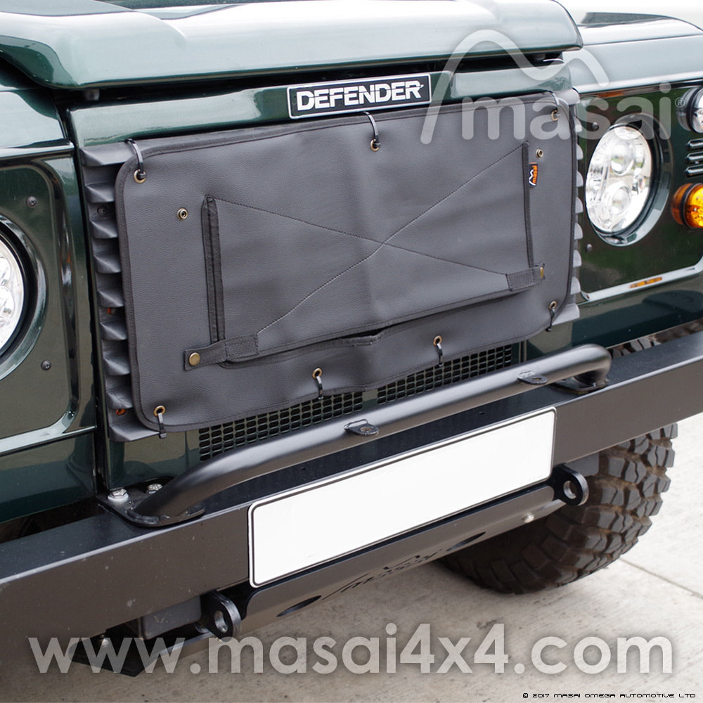 Radiator Grille Cover for Land Rover Defender (Style 1) – Masai Parts ...