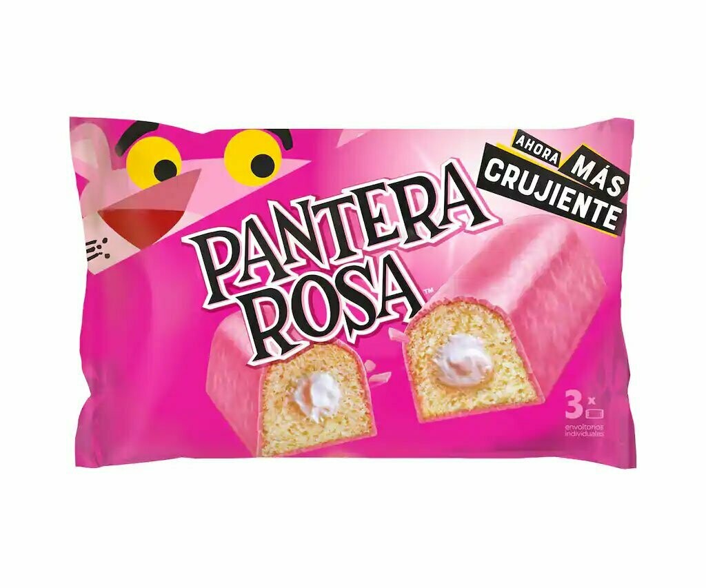 Pastelitos Pantera Rosa 3 uds. 165 g.