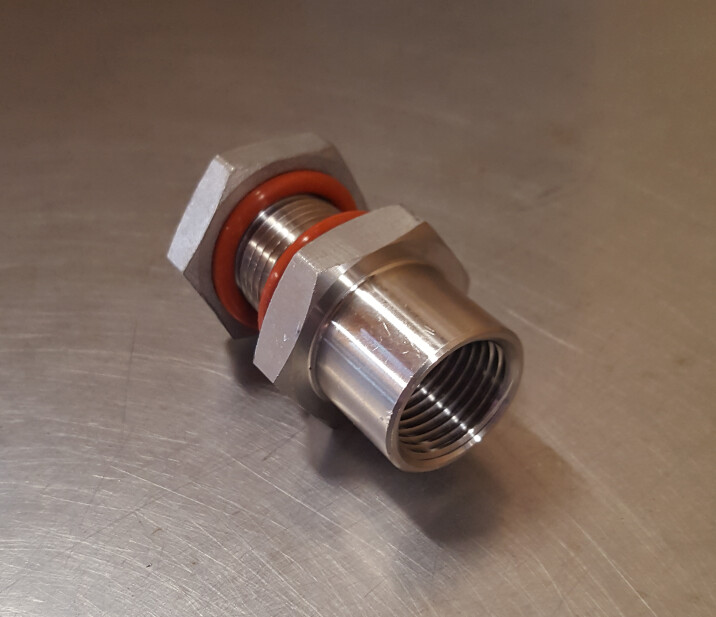 Weldless Bulkhead (Female) 1/2" NPT - SS