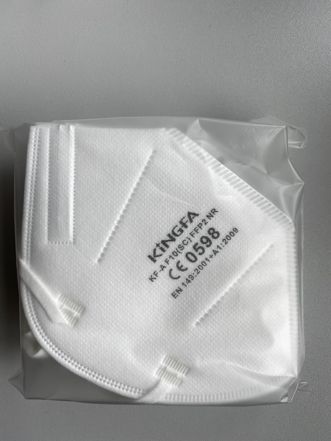 KINGFA FFP2 Partikelfilter-Halbmaske (10 Stck.)EN 149:2001+A1:2009 CE 0598