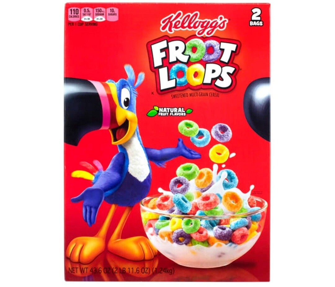 Kelloggs Froot Loops Doble Bolsa 1.24 kg