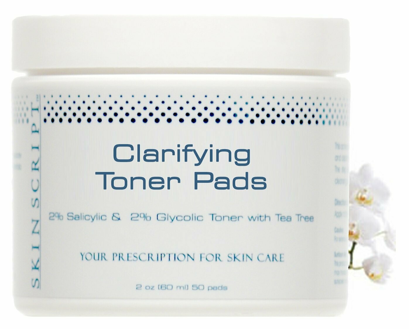 Skin Script Clarfying Toner Pads