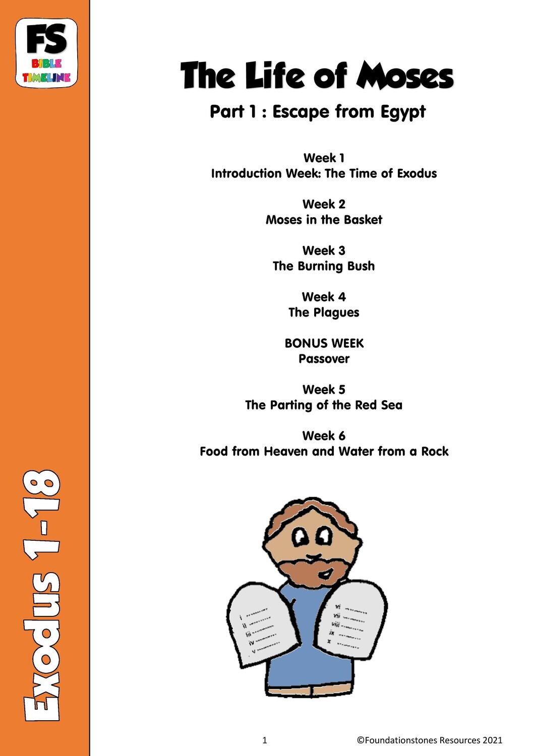 Moses - Escape from Egypt - 6 week series