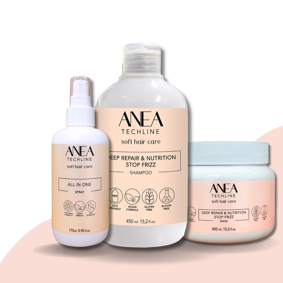 Anea Pack Reparación Profunda, Nutrición y Antifrizz