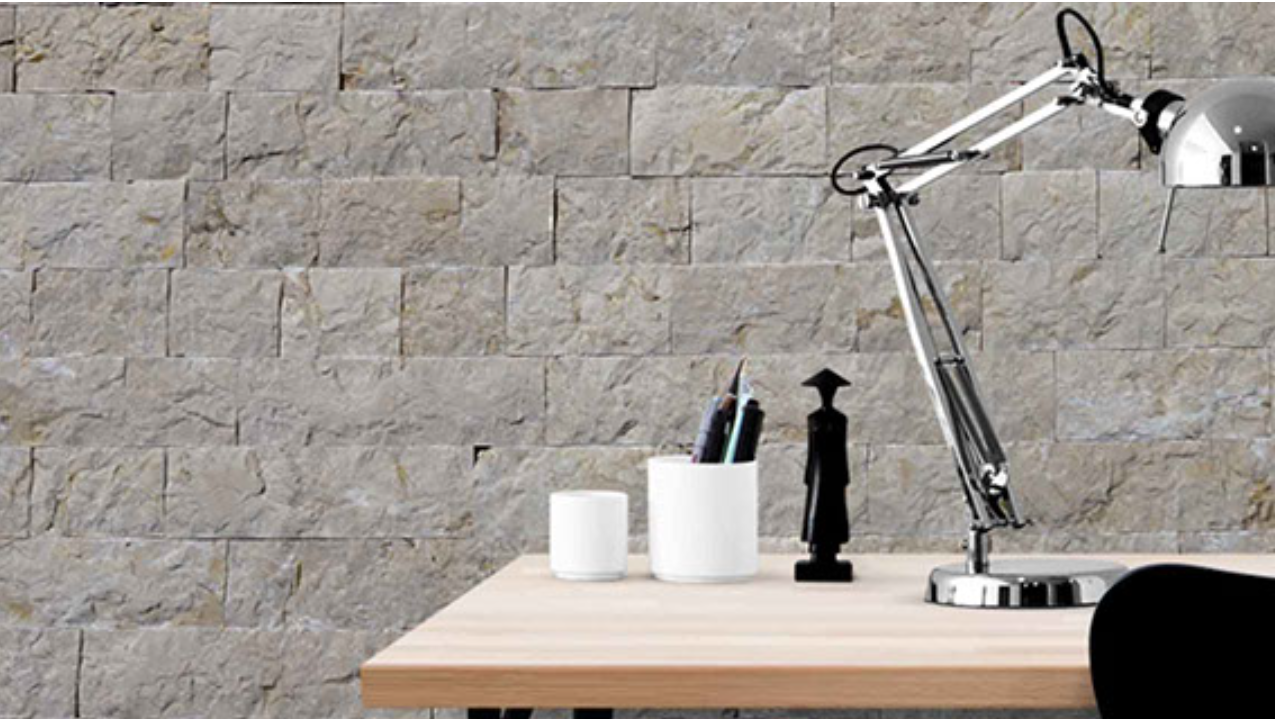 Beige Cristalino - Split Face Stone Slips (23m2 Full Crate)