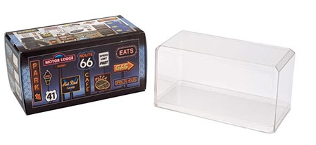 1:24 Scale Single Display Case w/ Slanted Bottom