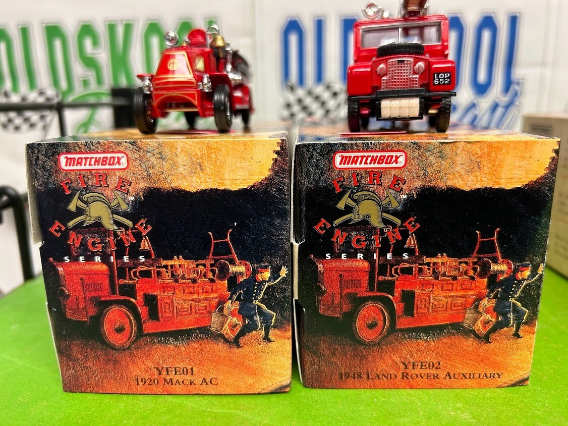 Matchbox Fire Engine Series 4 truck set