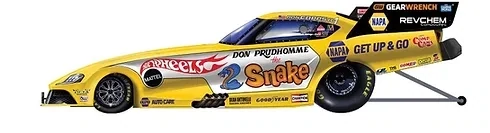 RON CAPPS HOT WHELS SNAKE TEIBUTE TOYOTA SUPRA FUNNY CAR 2023 NHRA ...