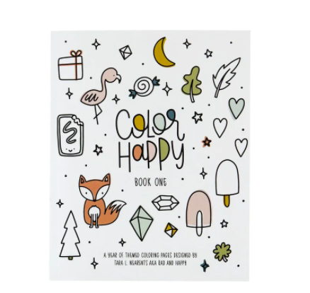 Rad + Happy Color Happy Coloring Book