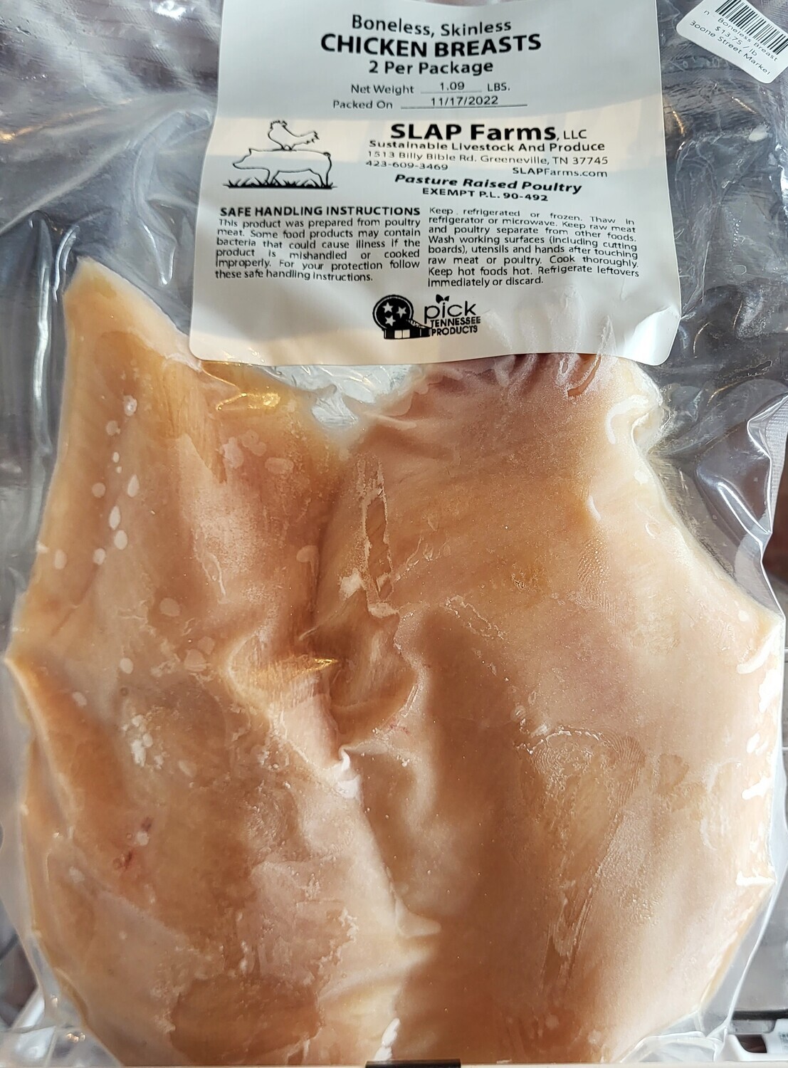 Chicken - Boneless Breast - SLAP