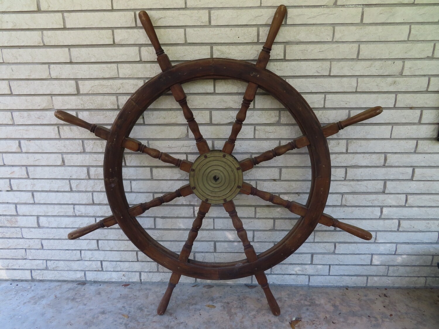 Antique 56" Ship's Wheel