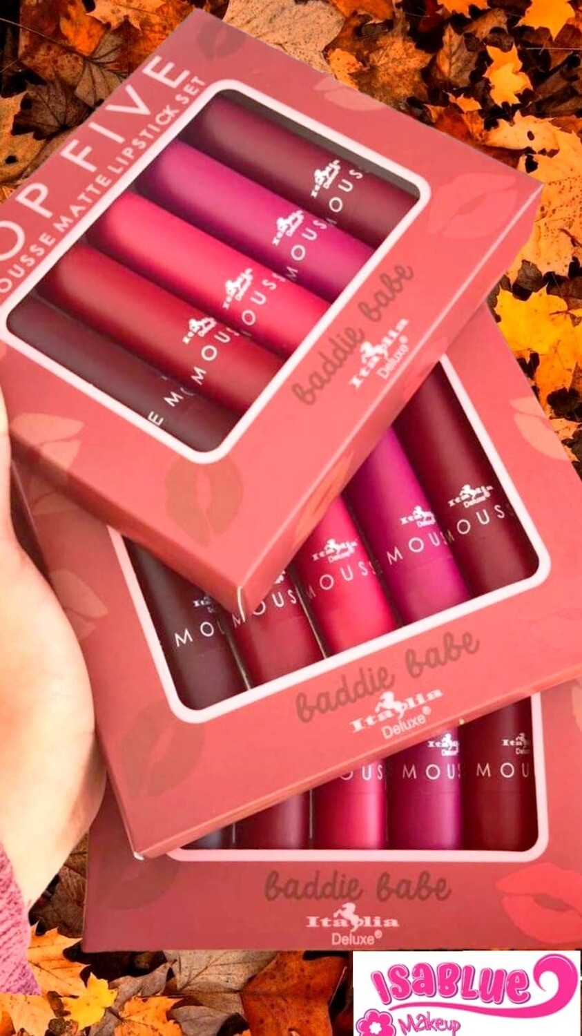 Set de labiales Matte Baddie Babe- Italia Deluxe