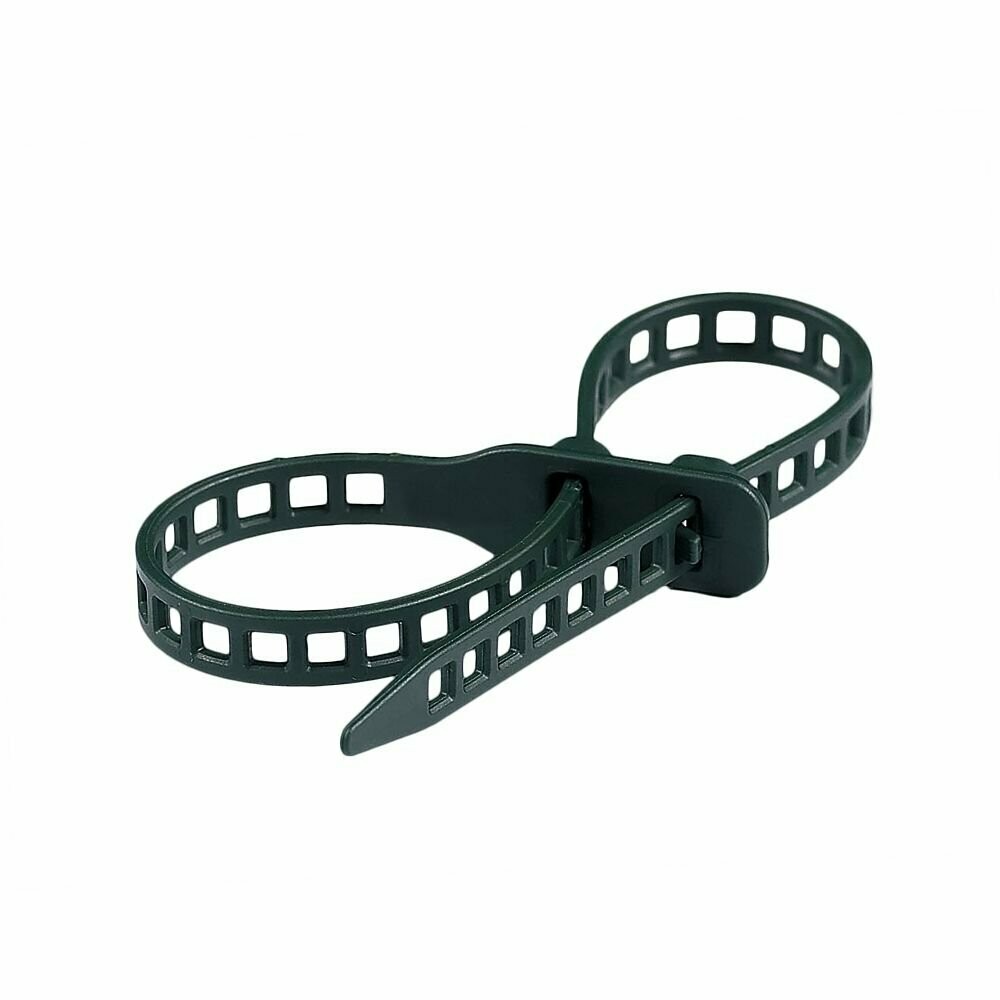 Peacock Veg Garden Rubber Plant Binder 18cm- 15 Pack