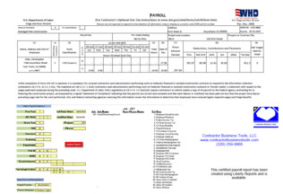 WH-347 Certified Report