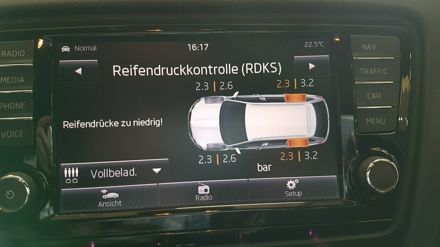 Reifendruck Skoda Kodiaq