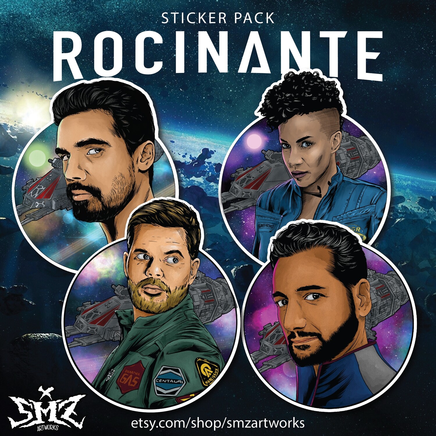 Rocinante Sticker Pack