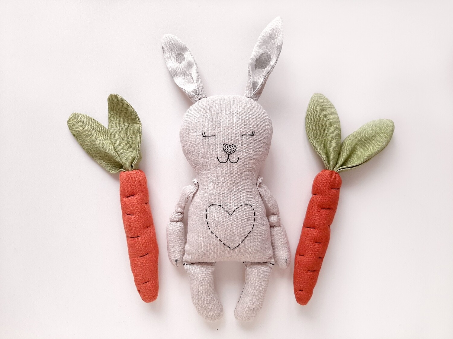 Bunny Doll Sewing Pattern PDF & Tutorial PDF
