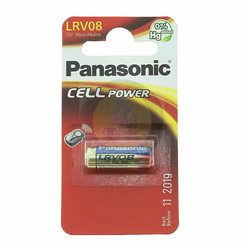PANASONIC 12V BATTERY LRV08 A23 MN21 JEGJX041P