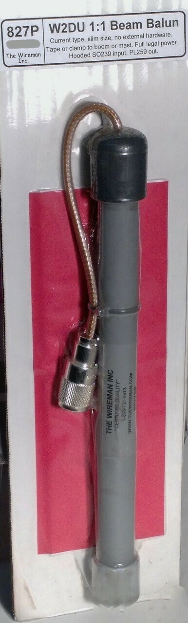 THE WIRE MAN 1:1 W2DU BALUN 827P