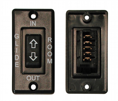 Square 5 Pin, In-Line Terminal Switch - Black w/ Plate :: Product ...