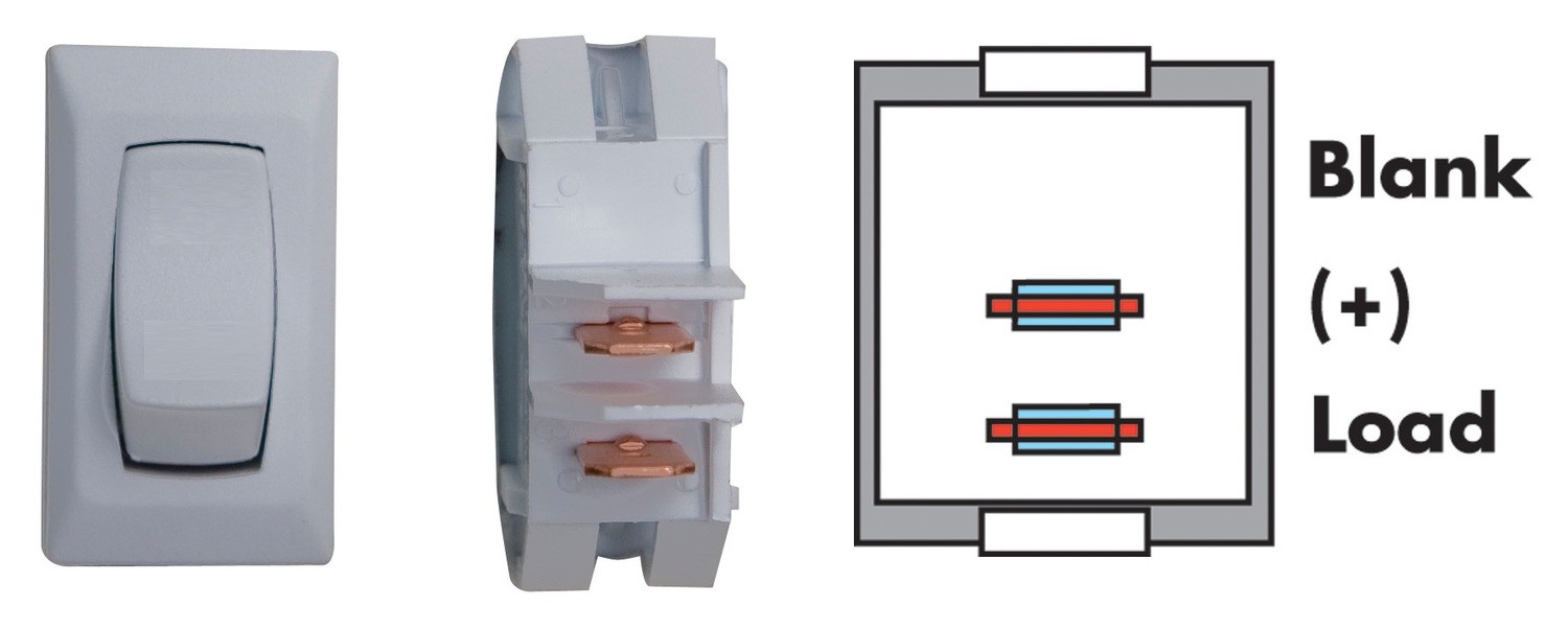 On/Off Switch - White 3/bag :: Product Catalog :: Diamond Group