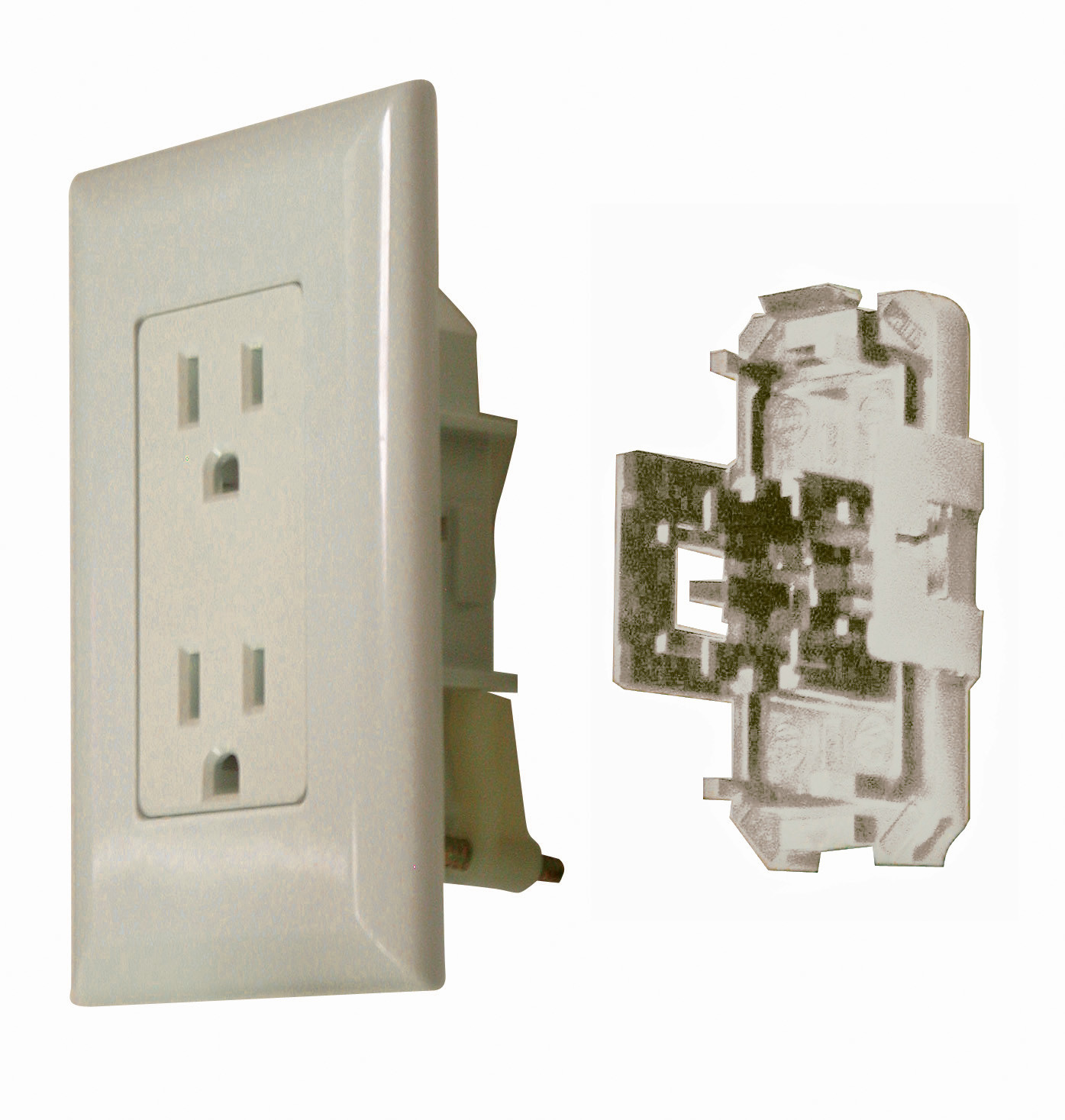 15 Amp Decor Receptacle With Cover - Ivory :: Product Catalog ...