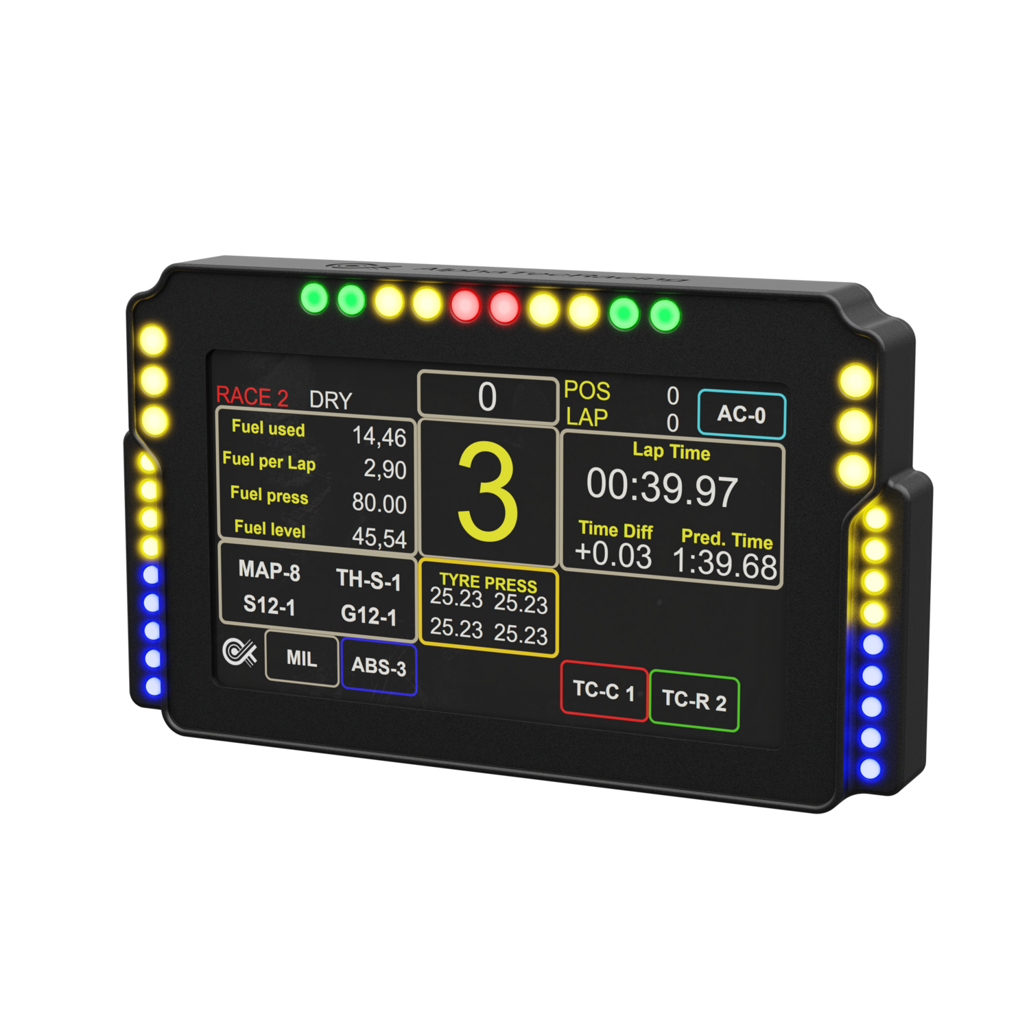 AlphaTecRacing Touchscreen Dashboard GT3 V2