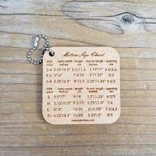 Katrinkles – Mini Tool – Mitten Size Chart – Shop – Berkana Wool Shop