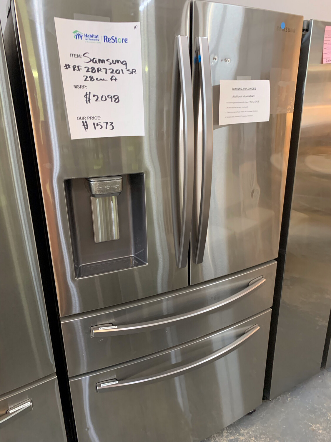 SAMSUNG Refrigerator RF28R7201SR