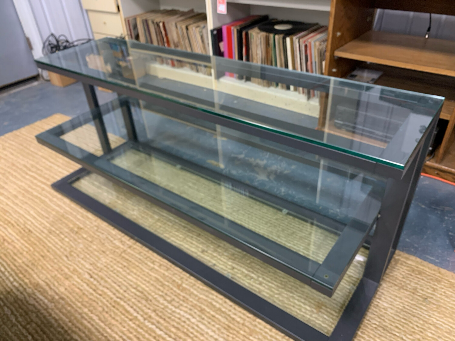 Glass Entertainment Station