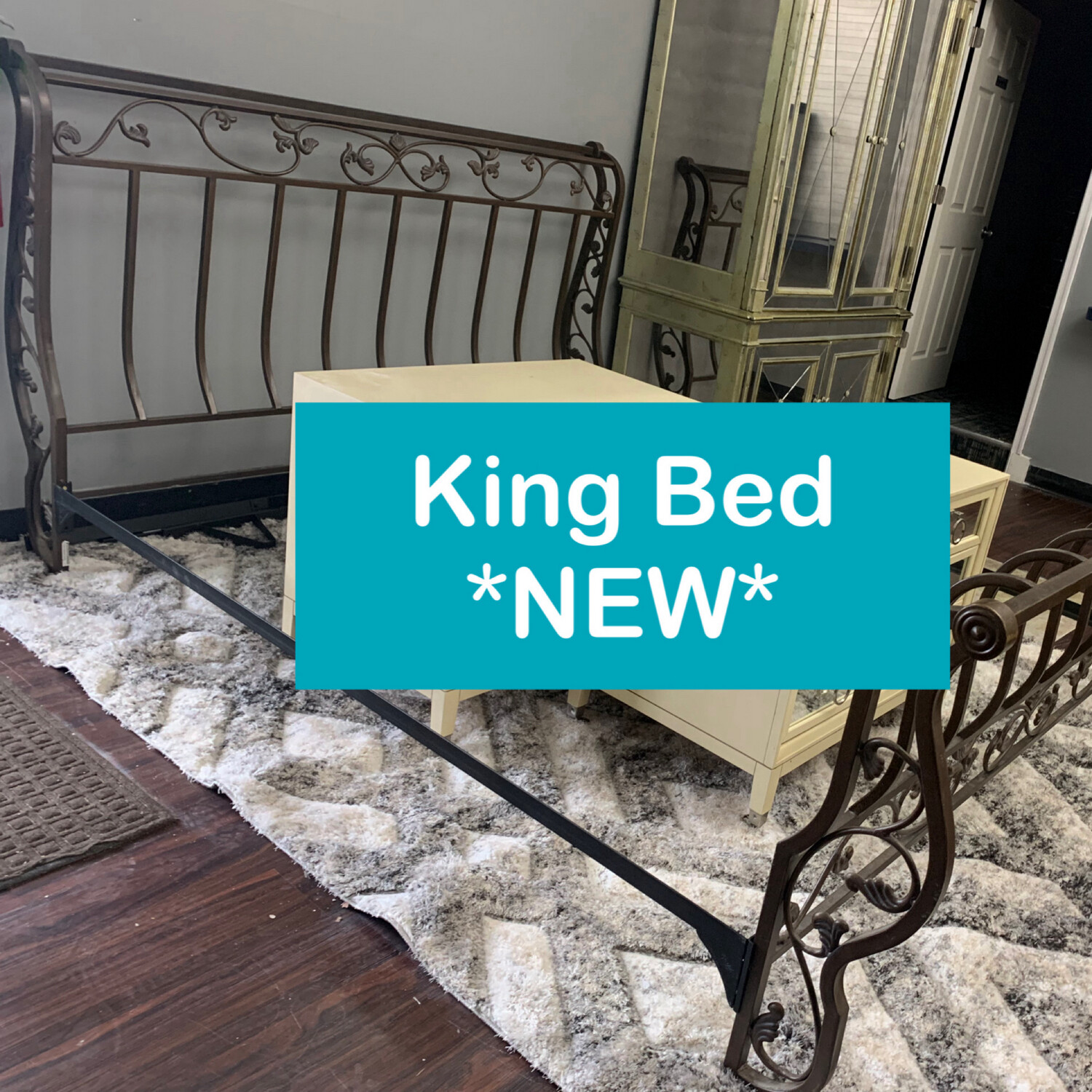 King Metalworks Bed by Ashley Furniture