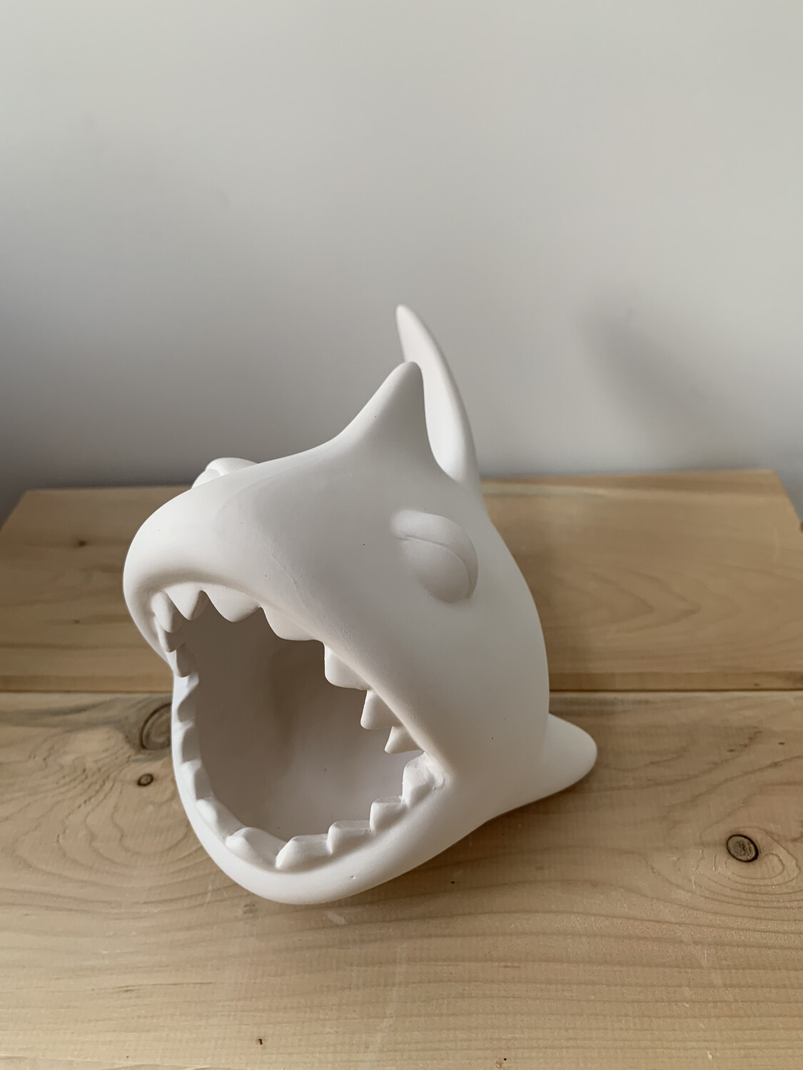 Paint Your Own Pottery - Ceramic Shark Soap Dish