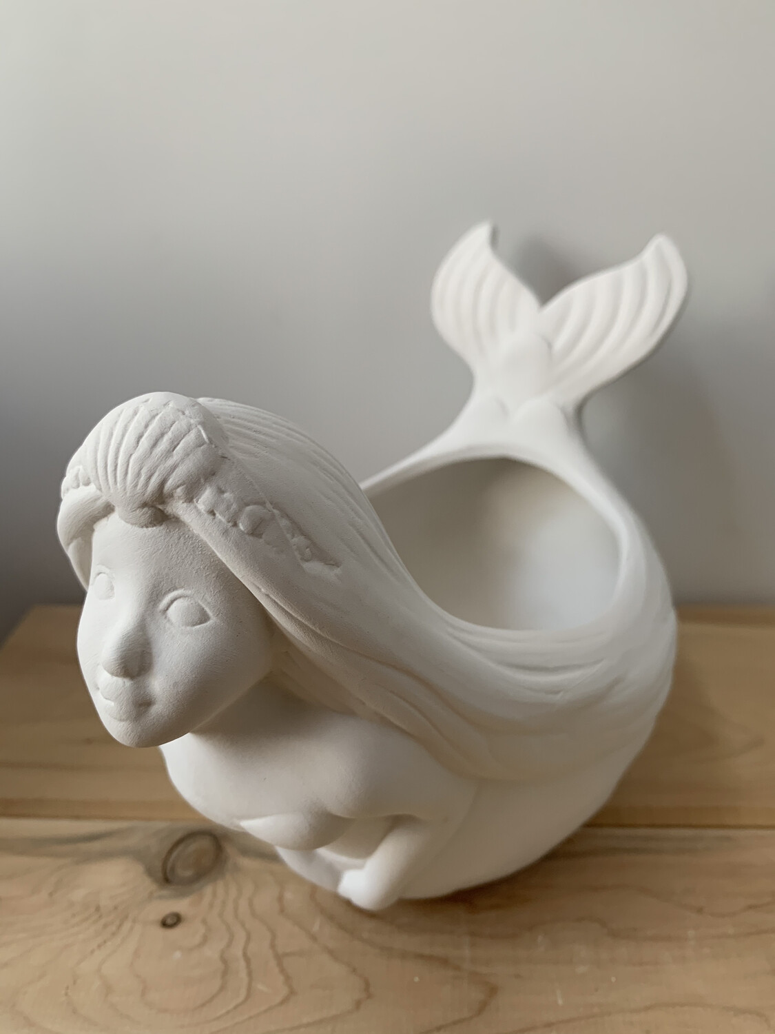 Paint Your Own Pottery - Ceramic Mermaid Planter