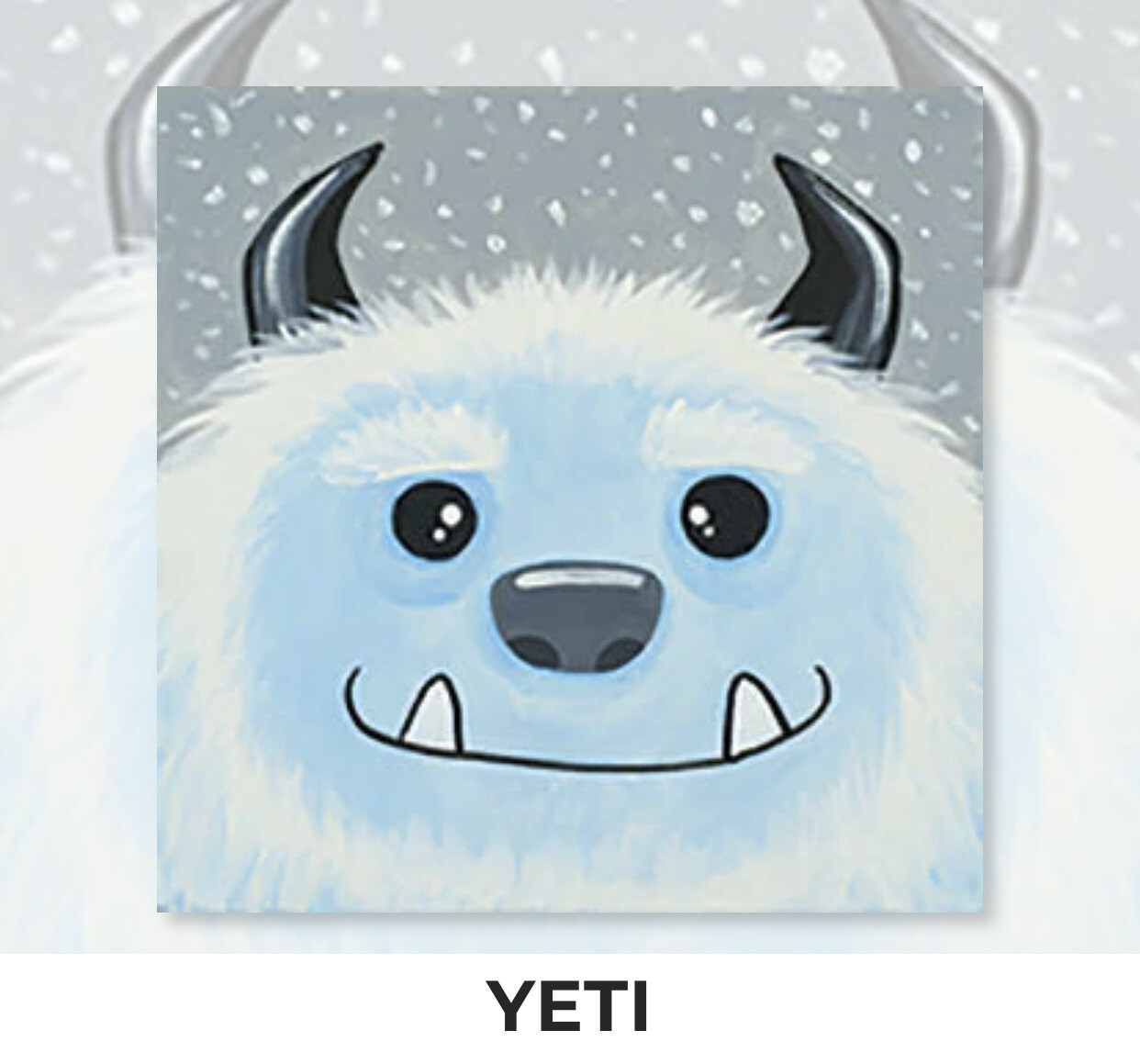 Yeti KIDS Acrylic Paint On Canvas DIY Art Kit