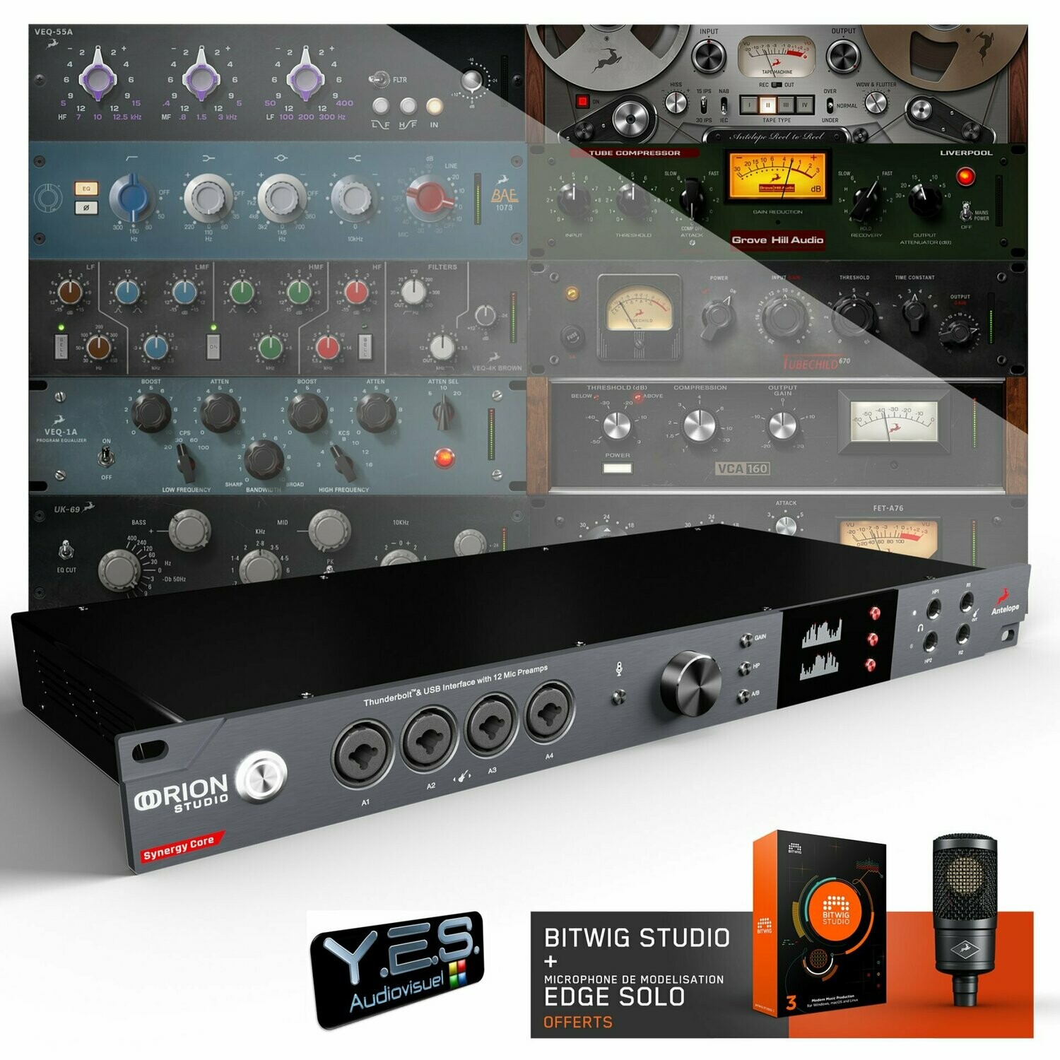 ORION STUDIO SYNERGY CORE chez YESAUDIO EDGE SOLO FREE