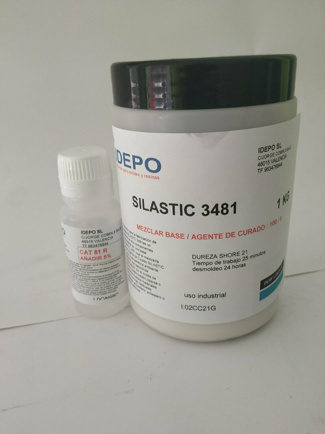 SILASTIC 3481.silicona para moldes RESISTENTE A LAS RESINAS