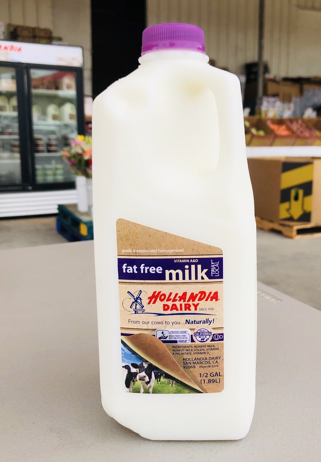 Milk | Fat Free | 1/2 Gallon