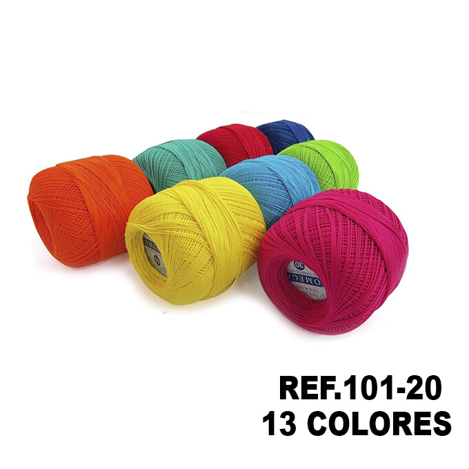 Hilo Omega #20 - 100% algodón / 30gr
