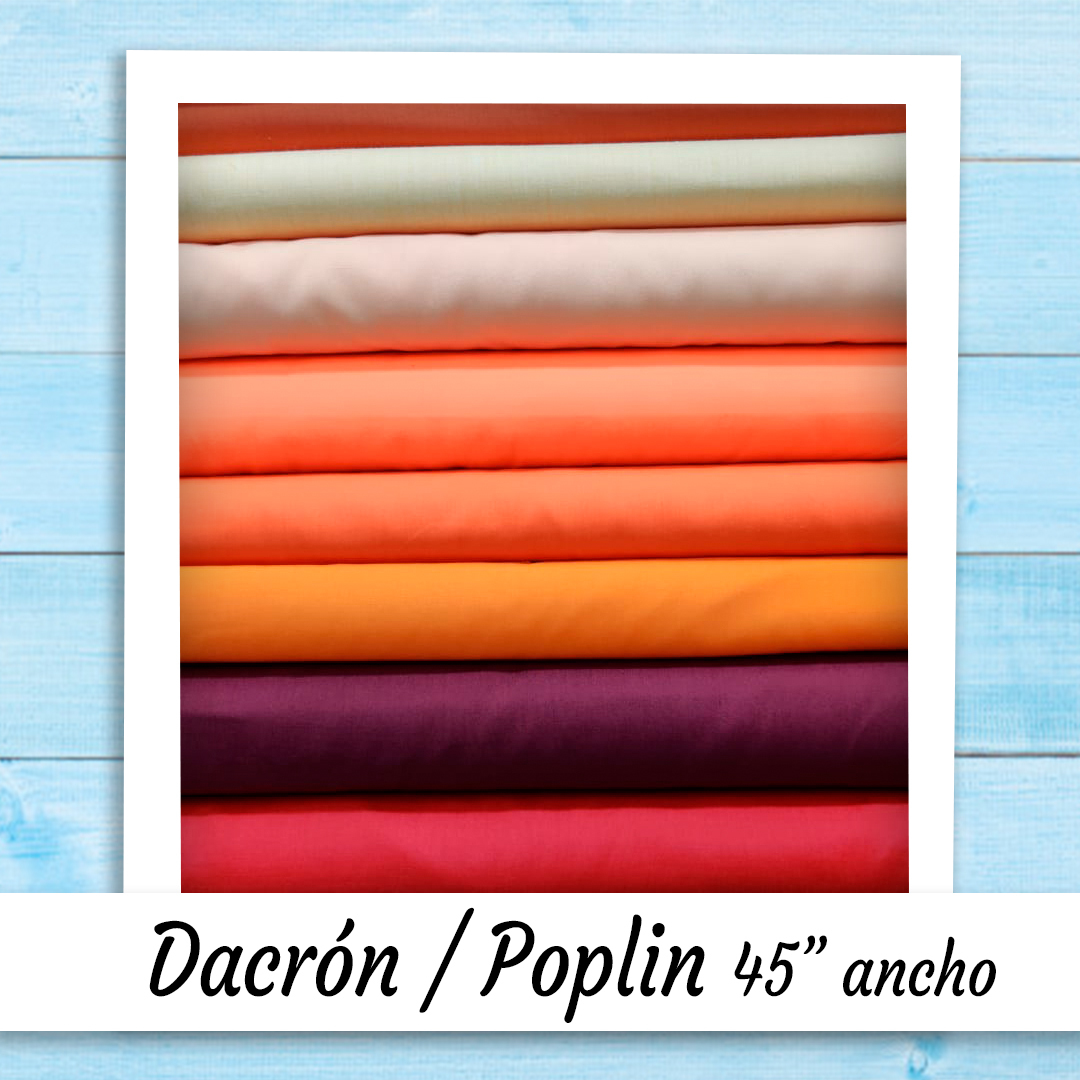DACRÓN LISO (POPLIN) 45" ANCHO