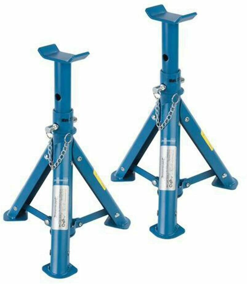 Silverline Folding Axle Stand Set 2pce