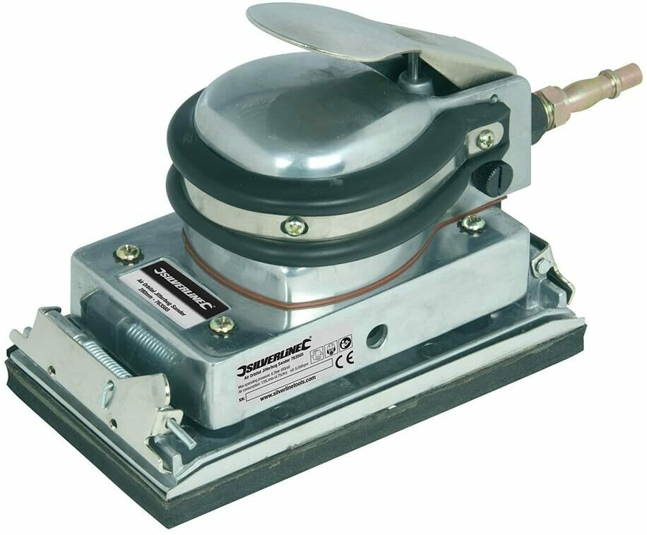 Silverline Air Orbital Jitterbug Sander 90 x 170 x 12mm