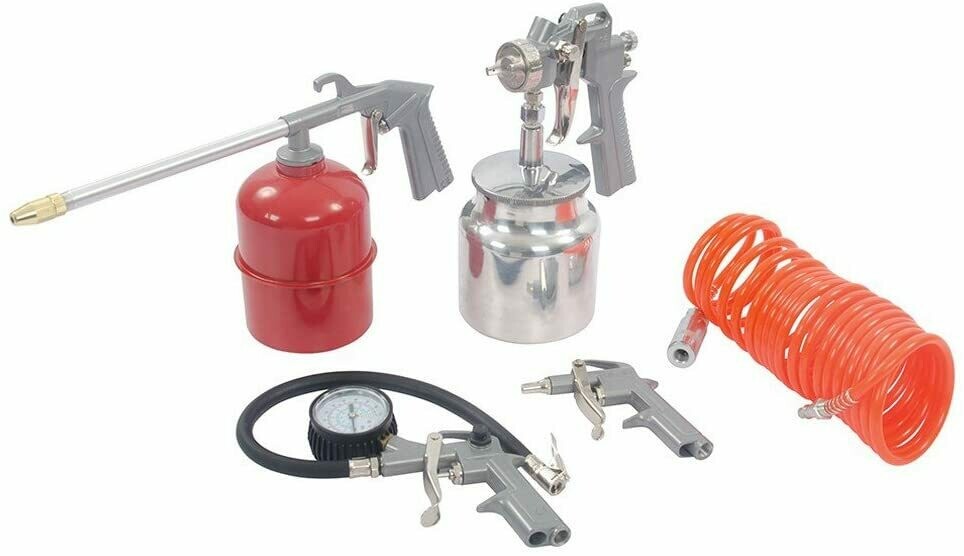 Silverline Air Tools & Compressor Accessories Kit 5 Piece