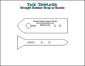 Slobber Strap with Buckle-Straight **PDF**