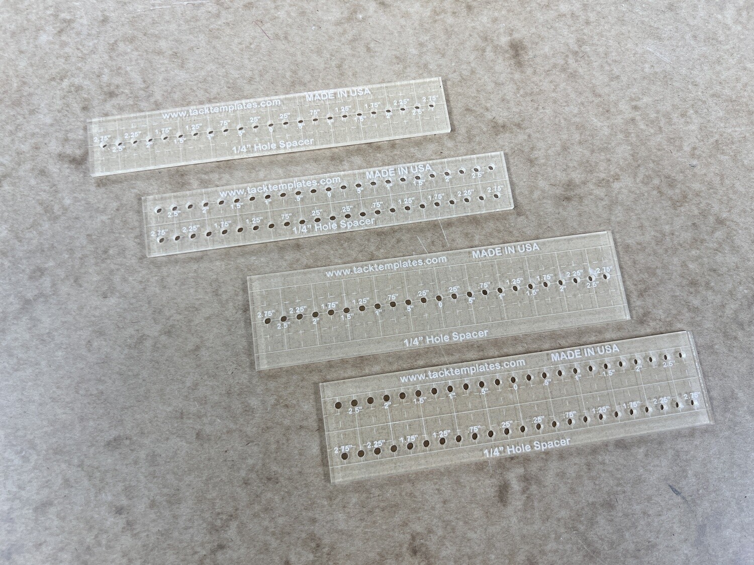Rivet/Spot Spacing Template Set - 6"