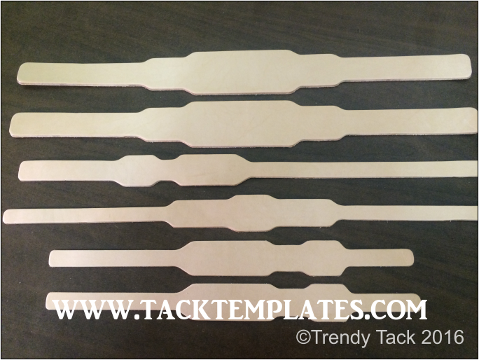 Rectangle Tack Set Leather Blanks