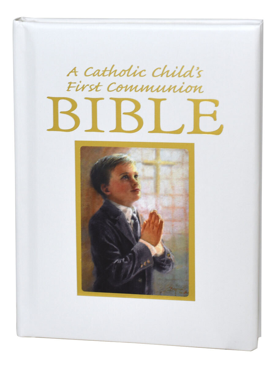 A Catholic Chlld's First Communion bible