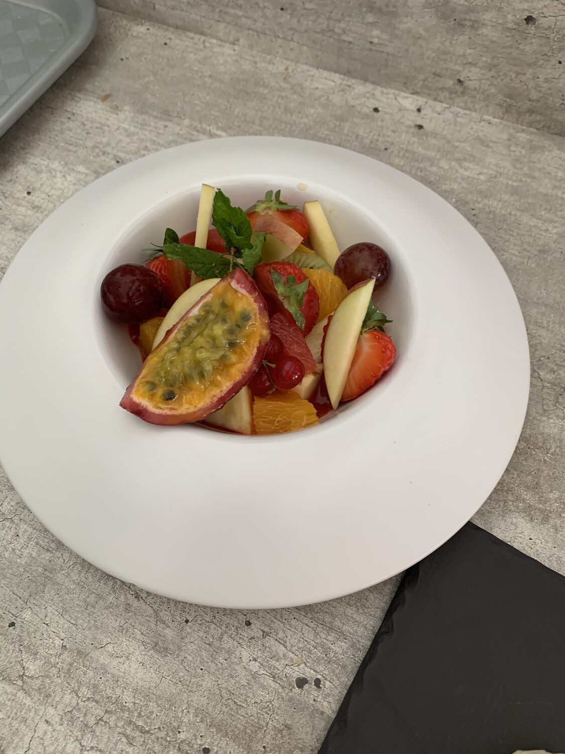 Nage de fruits frais