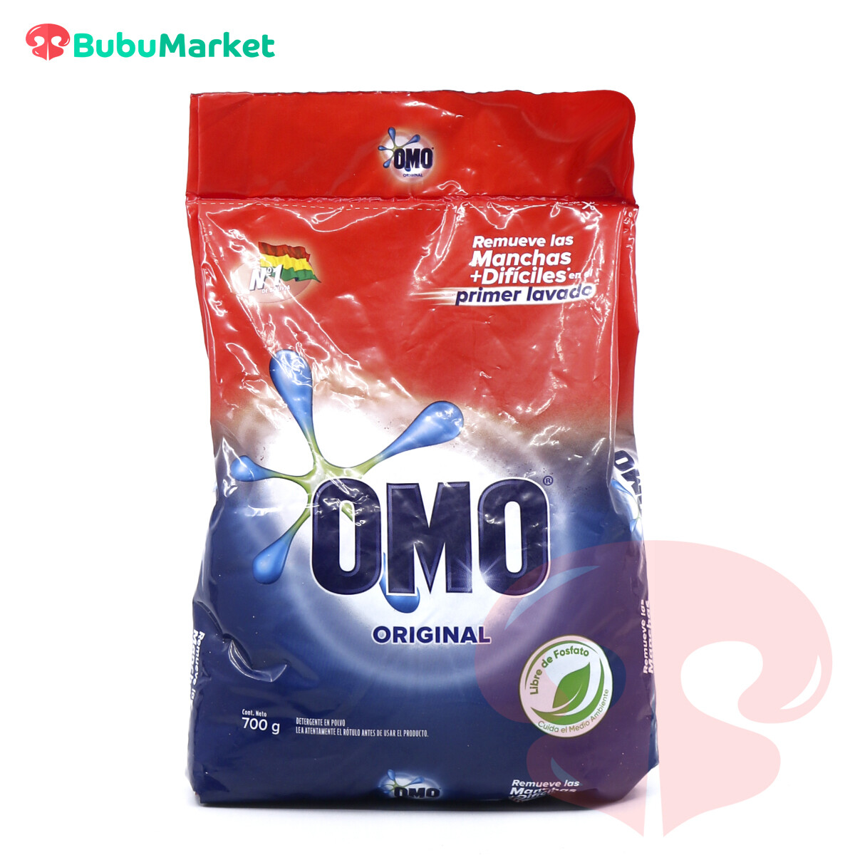DETERGENTE EN POLVO OMO ORIGINAL 700 G.