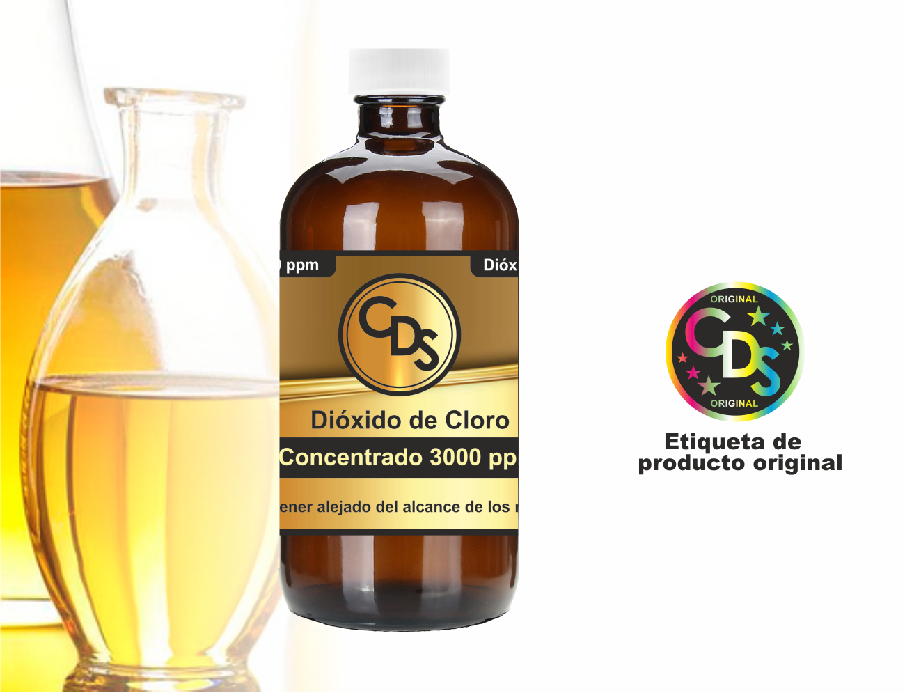 DIOXIDO DE CLORO 3000 ppm. - SOLO PARA GUADALAJARA - No incluye envio